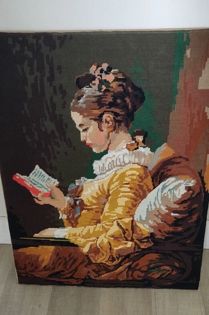 CANEVAS FRAGONARD LA jeune liseuse EUR 28,00 - PicClick FR