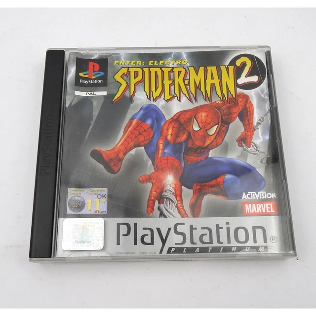 SPIDER-MAN 2 GAME For Playstation1 PS1 Platinum Label UK PAL £17.99 ...
