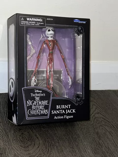 TIM BURTONS THE Nightmare Before Christmas Diamond Select Burnt Santa ...