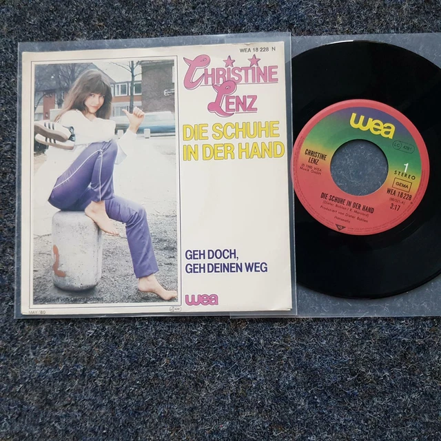CHRISTINE LENZ - Die Schuhe in der Hand 7'' Single/ Dieter Bohlen $51.41 - PicClick AU