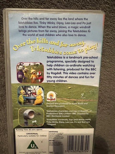 TELETUBBIES DANCE WITH The Teletubbies Bbc Video Pal Vhs Video Kids ...