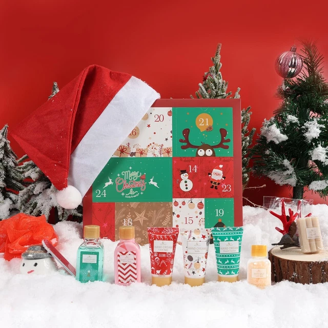 2025, 12 DAYS of Holiday Advent Calendar for Women, Spa Gift Baskets ...