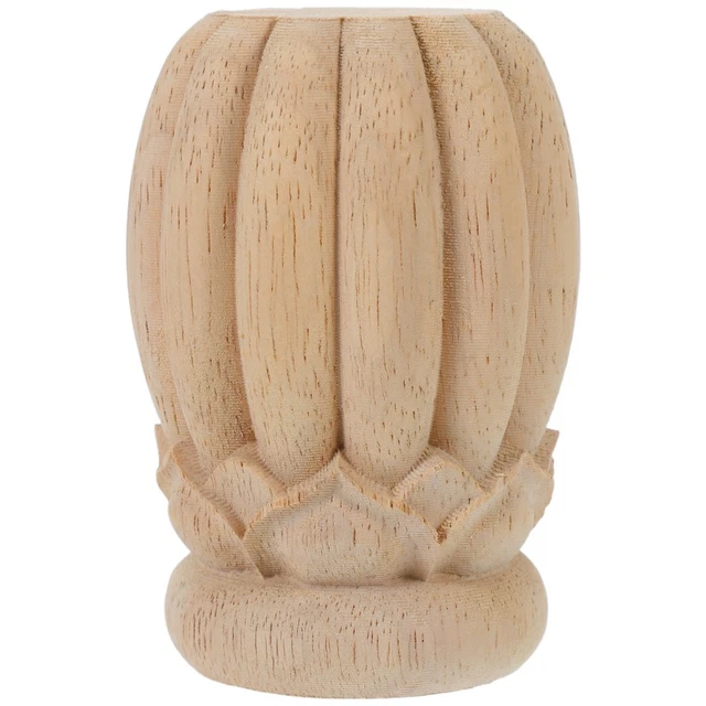 EUROPEAN STYLE WOOD Carving Columns Door Frames Dowel Rod Finials £19. ...