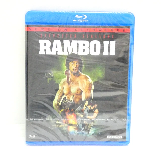 BLU-RAY FILM RAMBO Ii Version Restauree Sylvester Stallone Neuf Sous ...