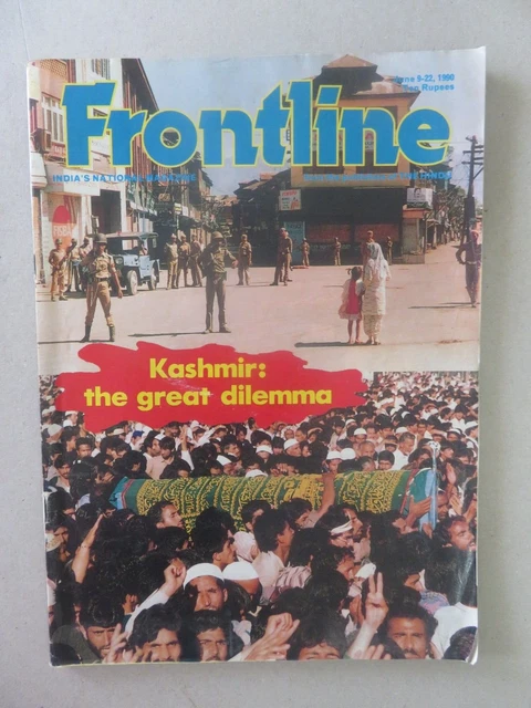1990 FRONTLINE INDIAS National Magazine Kashmir :The Great Dilemma EUR ...