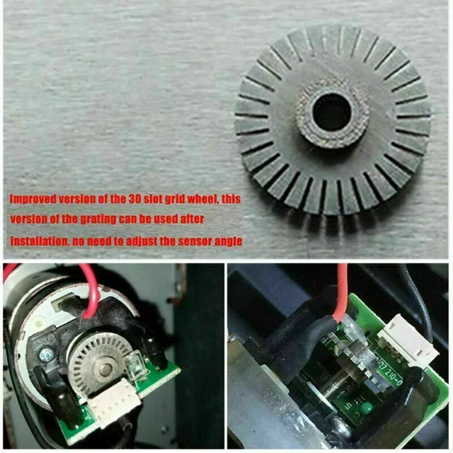 30 SLOT STEERING Wheel Optical Encoder Für Logitech G27 New & Driving ...