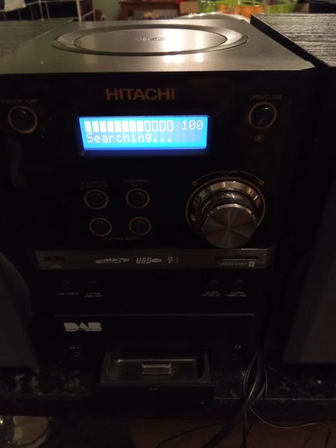 HITACHI MICRO HIFI System, AXM8210OU, radio DAB, docking per iPhone ...
