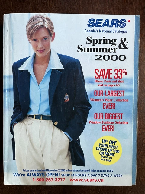 2000 SEARS SPRING & Summer Sale Catalogue Canada $75.00 - PicClick CA