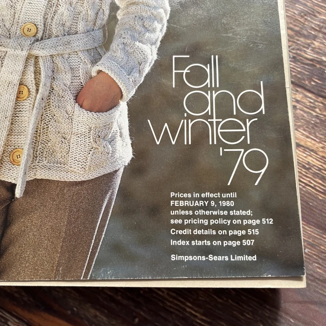 VINTAGE SEARS 1979 Fall And Winter Catalog Fashion Electronics ...