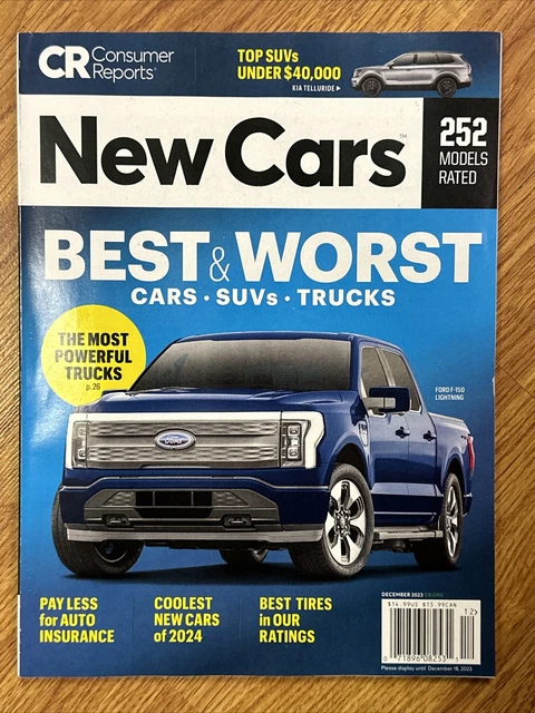 NEW CARS BUYING Guide CONSUMER REPORTS December 2023 BEST & WORST Best ...