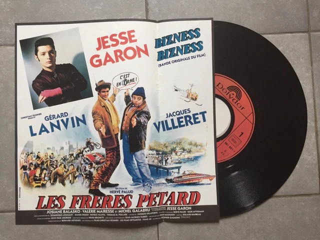 AFFICHE LES FRERES PETARD Hervé Palud GERARD LANVIN Jacques Villeret ...
