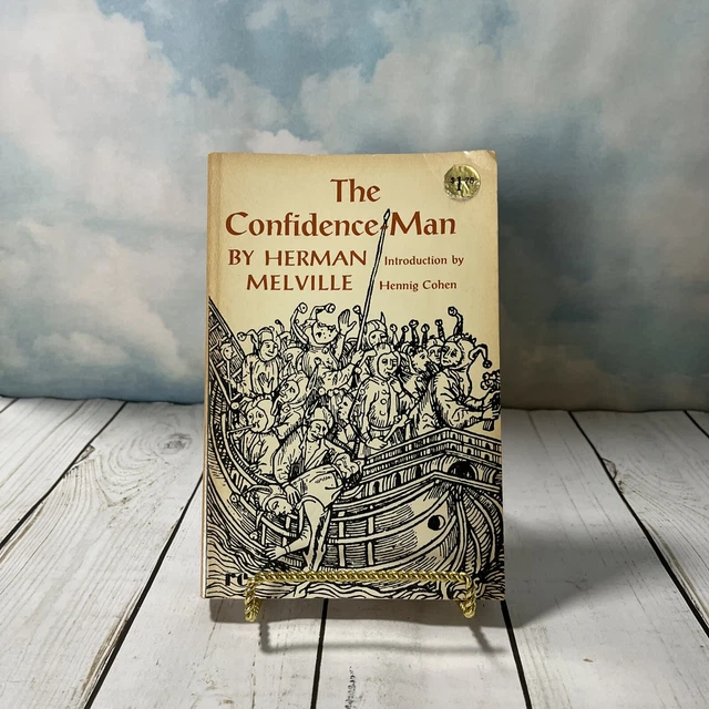 THE CONFIDENCE MAN By Herman Melville Hennig Cohen 1964 Vintage Trade ...