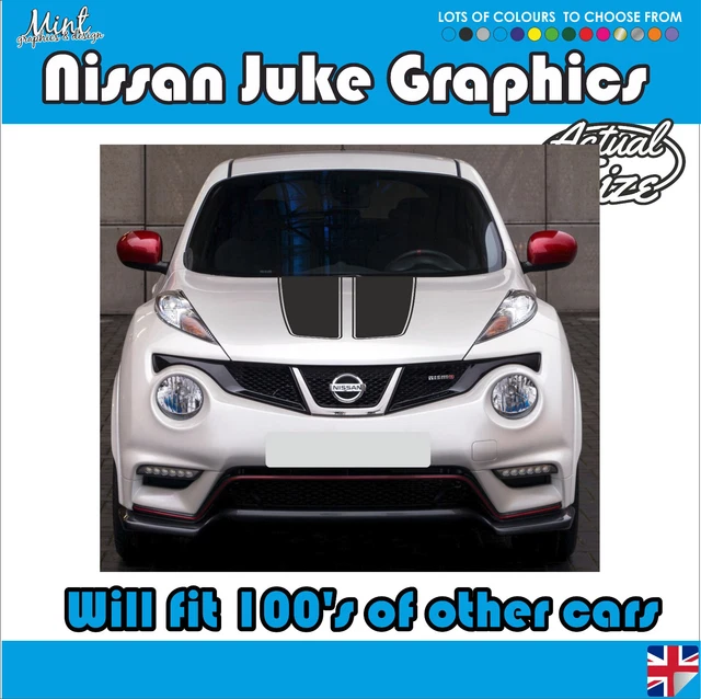 NISSAN JUKE BONNET Stripes JDM Nismo Decals Stickers Graphics TEKNA ...
