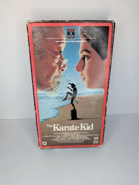 THE KARATE KID (VHS, 1985) Action Rare RCA Side Loader HTF OOP Original ...