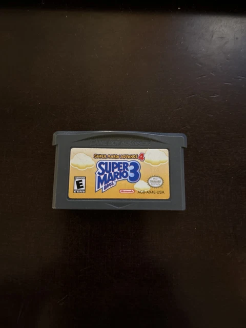 SUPER MARIO ADVANCE 4 Super Mario Bros 3 Nintendo Game Boy Advance GBA ...
