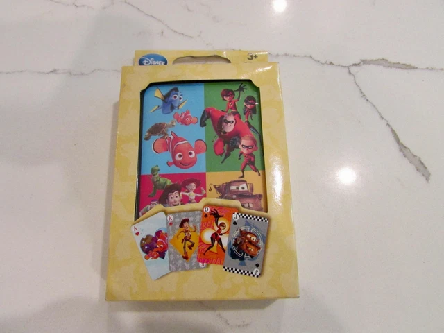 RARE DISNEY /PIXAR Nemo, Incredibles, Toy Story 2, Cars 52 Playing Card ...