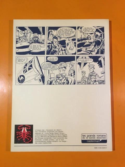 HUGO PRATT : Les Scorpions Du Desert T1! EUR 13,99 - PicClick IT
