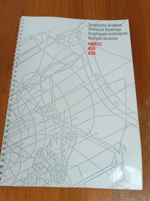 MERCEDES BENZ 4 Matic ASD ASR Prospekt Technische Grafiken Zeichnungen ...