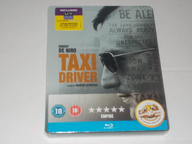TAXI DRIVER REGION FREE UK Embossed Blu Ray Steelbook (New Sealed) EUR ...