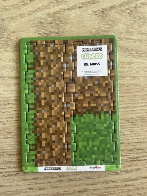 WOOLWORTHS COLLECTIBLE MINECRAFT Cubeez #25 - Grass $4.00 - PicClick AU