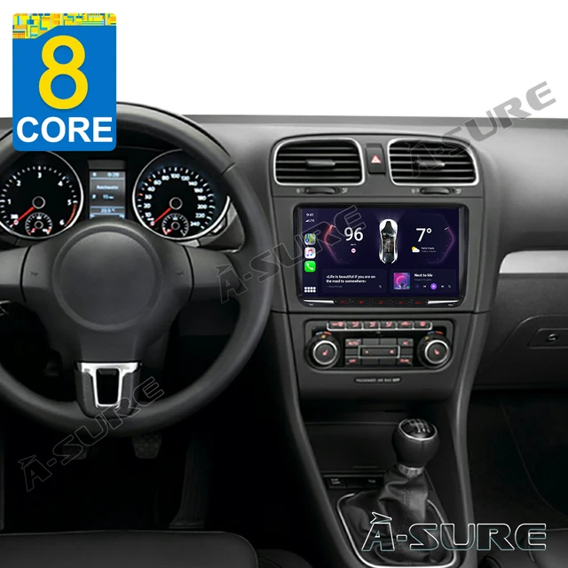 4G 8-CORE ANDROID 13 Autoradio CarPlay GPS für VW Tiguan Golf 5 6 Caddy ...