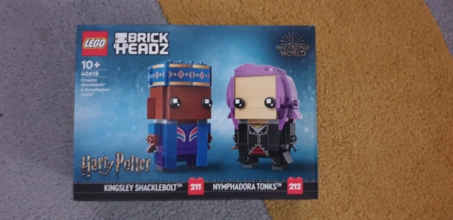 LEGO 40618 KINGSLEY Shacklebolt & Nymphadora Tonks New Brickheadz Harry ...