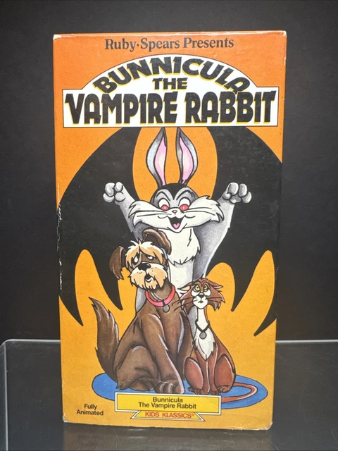 BUNNICULA THE VAMPIRE Rabbit (Kids Klassics) VHS Tape. Free Shipping! £ ...