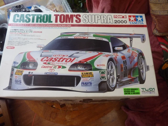 TAMIYA CASTROL TOMS Supra 2000 1/10th Electric Rc 58264 £198.25 ...