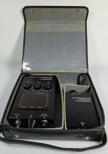 VINTAGE AUDIOSOURCE RTA-ONE / PNG-ONE Handheld Audio Spectrum Analyzer ...