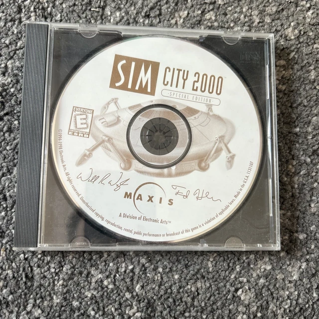 SIMCITY 2000 SPECIAL Edition Sim City Cd PC CD-ROM Windows Big Box Disc ...
