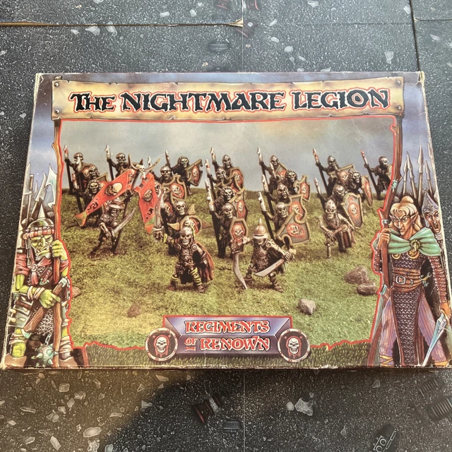 NIGHTMARE LEGION RRD2 Regiments Of Renown 1985 Citadel Game's Workshop ...
