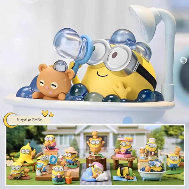 POP MART MINIONS Bob + Tim Better Together Series Confirmed Blind Box ...