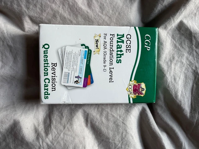 GCSE MATHS AQA Grade 9-1 Revision Question Cards Foundation Level CGP ...