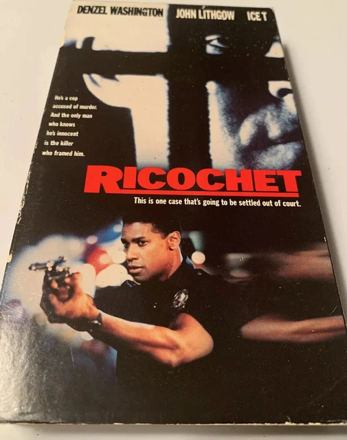 RICOCHET VHS 1992 Denzel Washington John Lithgow Ice T £6.67 - PicClick UK