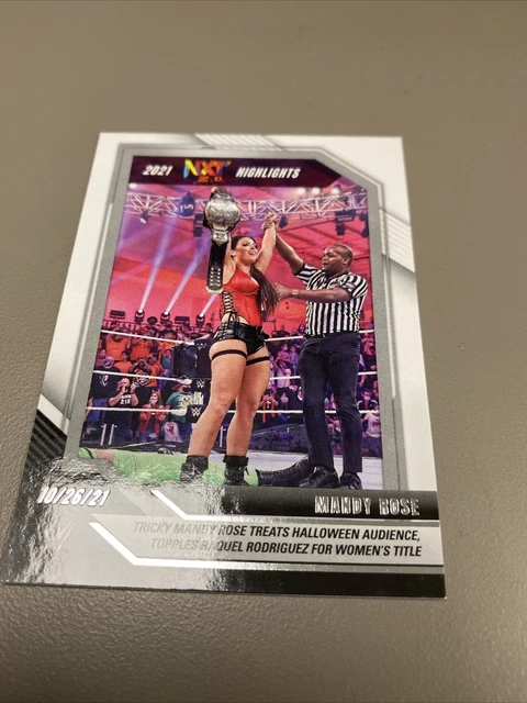2022 MANDY ROSE Wrestling Card Panini WWE NXT Highlights Set 2.0. #32 ...