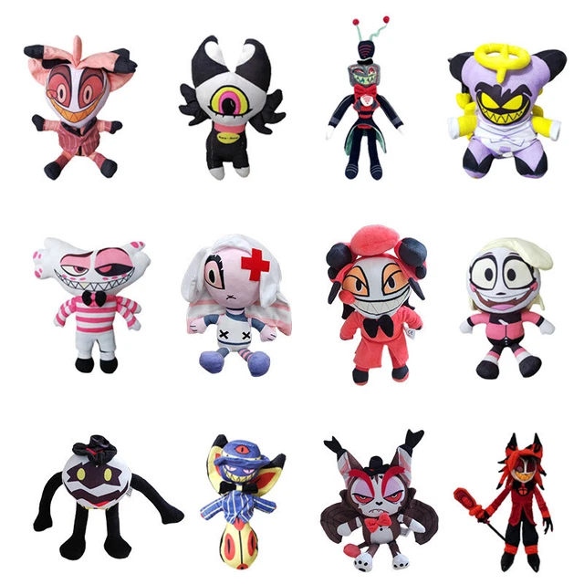 ALASTOR HAZBIN HOTEL HELLUVA BOSS Figur Plüschpuppe Stofftier Anime ...
