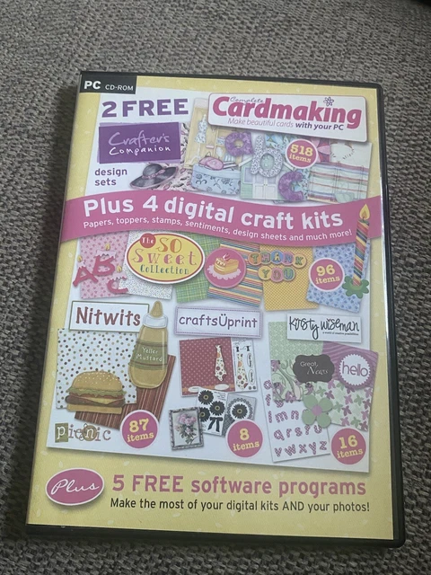 COMPLETE CARDMAKING CRAFTERS companion disc cards with your pc, craft ...