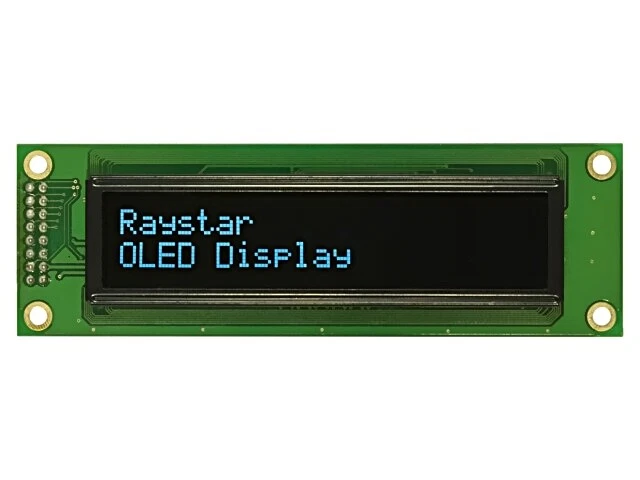 REC002002ABPP5N00100 DISPLAY: OLED alfanumerico 20x2 Abm: 116x37x9,8 mm blu RA EUR 43,05 ...