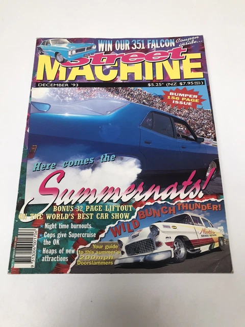 STREET MACHINE MAGAZINE December 1993 Ford Holden Muscle Car Summernats ...