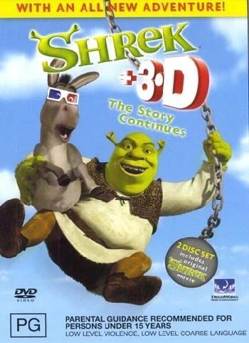 SHREK 3D (DVD, 2004, 2-Disc Set) VG R4 $7.50 - PicClick AU
