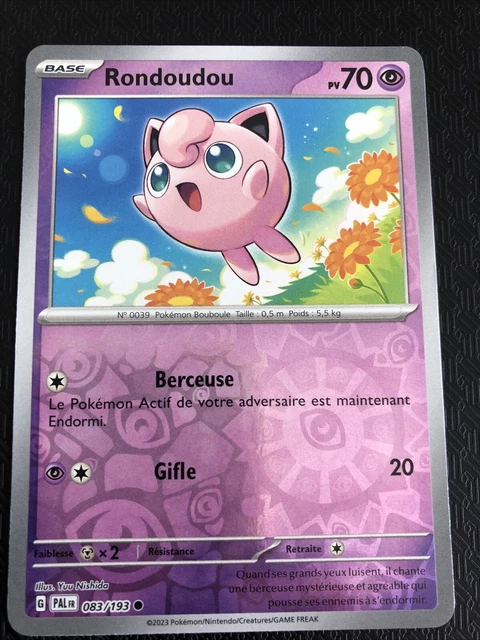 CARTE POKÉMON REVERSE Rondoudou 083/193 PAL Evolutions à Paldea FR NEUF ...