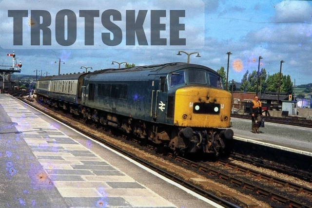 35MM SLIDE BR British Rail Diesel Loco Class 45 45015 Newton Abbot 1978 ...