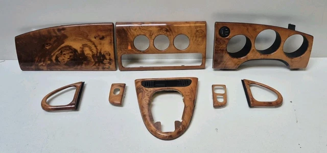 JAGUAR XK8 XKR Wood Set Veneer Dash Panel £95.00 - PicClick UK