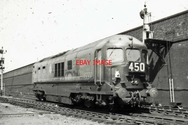 PHOTO BRITISH Rail Loco 18000 Was A Prototype Mainline Gas Turbine ...