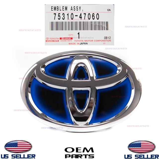 NEW OEM TOYOTA Front Grille Radiator Logo Emblem 75310-47060 MADE IN ...