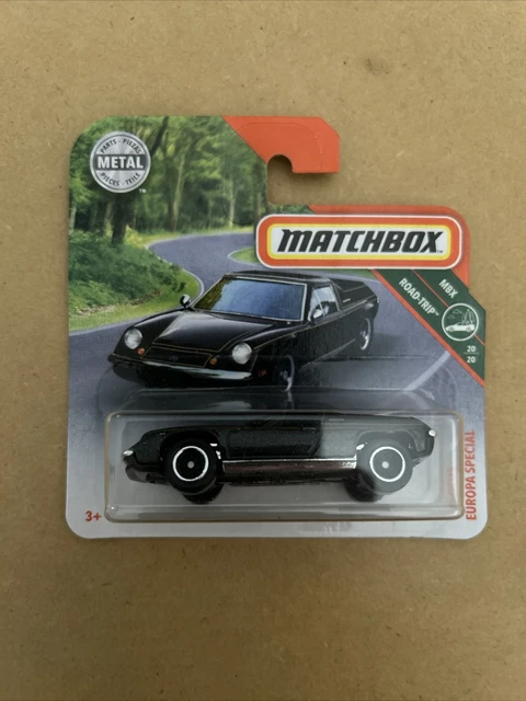 MATCHBOX ‘72 LOTUS Europa Special Mbx Road-Trip Black Short Card 2018 ...