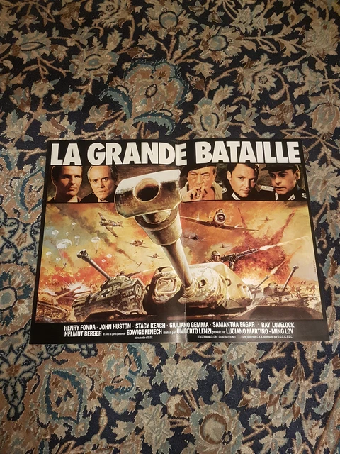 AFFICHE LA GRANDE BATAILLE /JOHN HUSTON LENZI FONFA 1978 40x60 EUR 9,90 ...