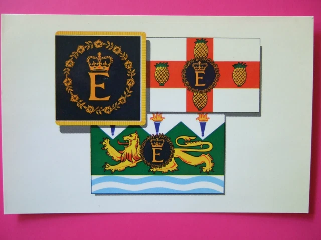 ROYALTY COLLECTORS CARD-QUEEN And People -The Queen's Personal Flags £1 ...
