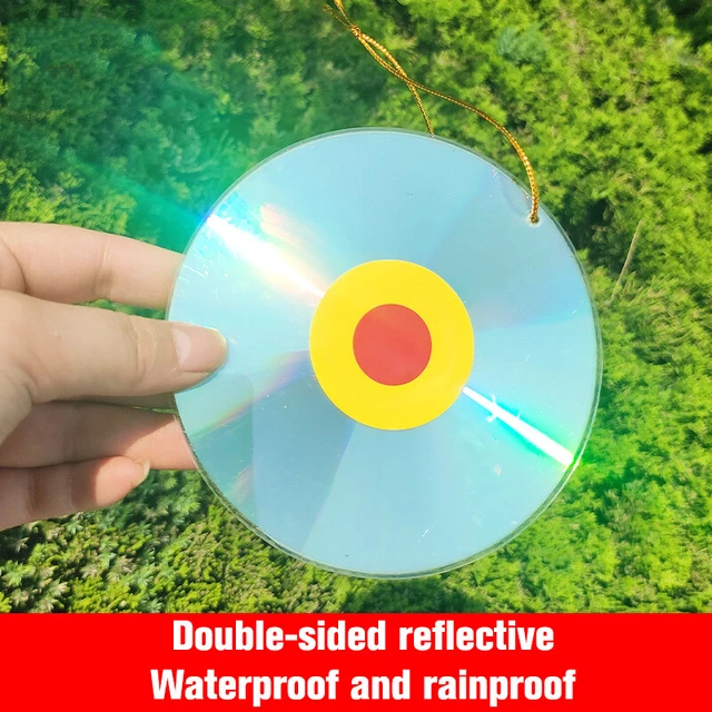 DOUBLE SIDED REFLECTION Reflective Anti CD Bird Repellant with Bell ...