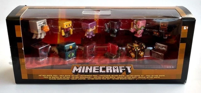 MINECRAFT NETHER BIOME Pack Set mit 6 Mini-Figuren NEU EUR 65,99 ...